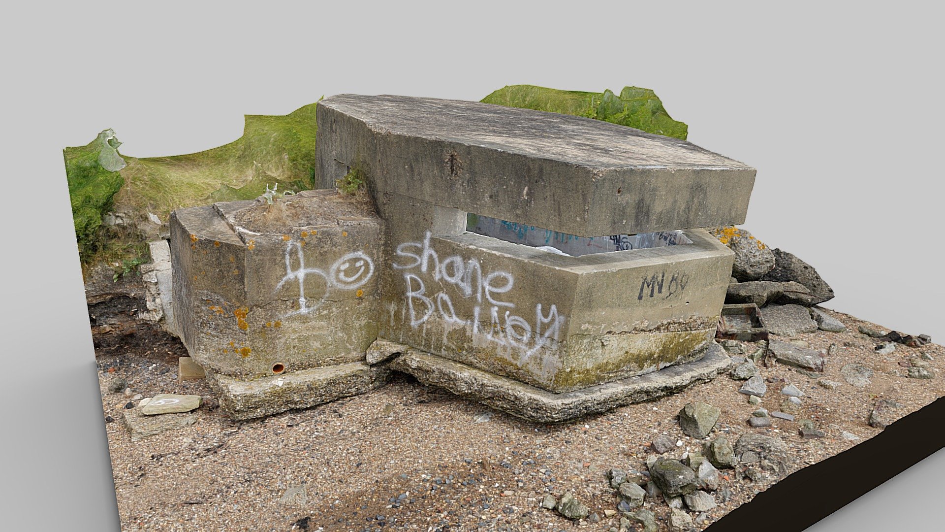 Coalhouse Point Pillbox - Download Free 3D model by artfletch [0fa760e ...