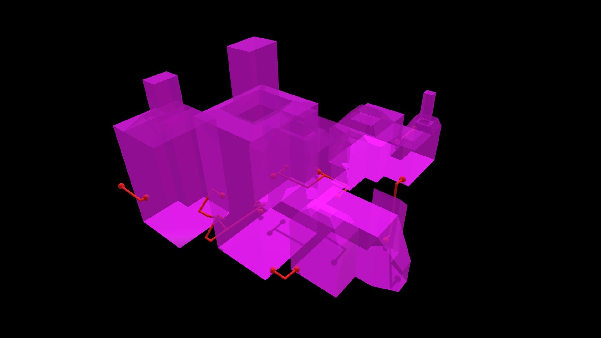 Pink Map - Download Free 3D model by oreganohex [0faa2a7] - Sketchfab
