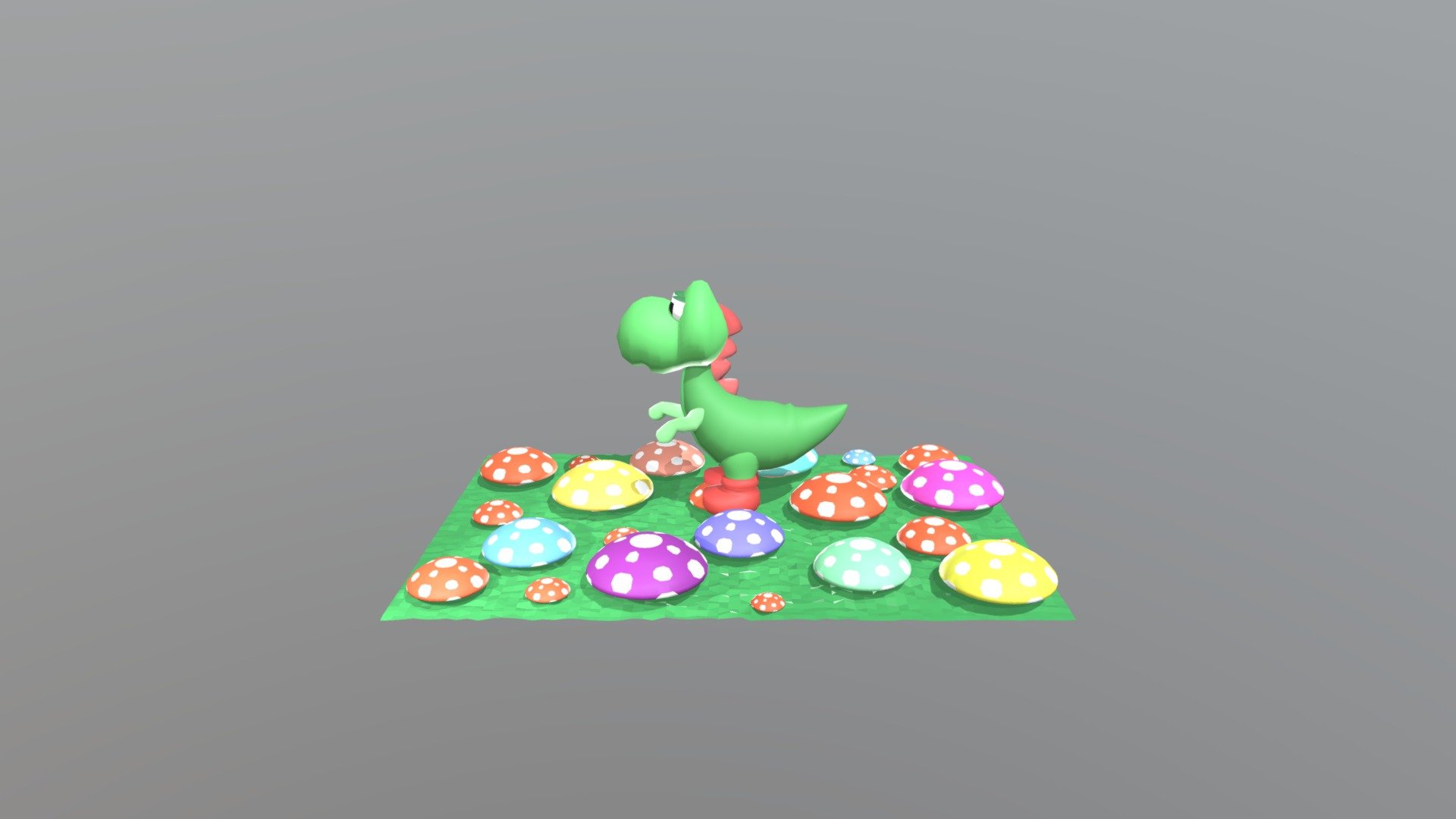 YOSHI - 3D model by jlund [0faa3b6] - Sketchfab