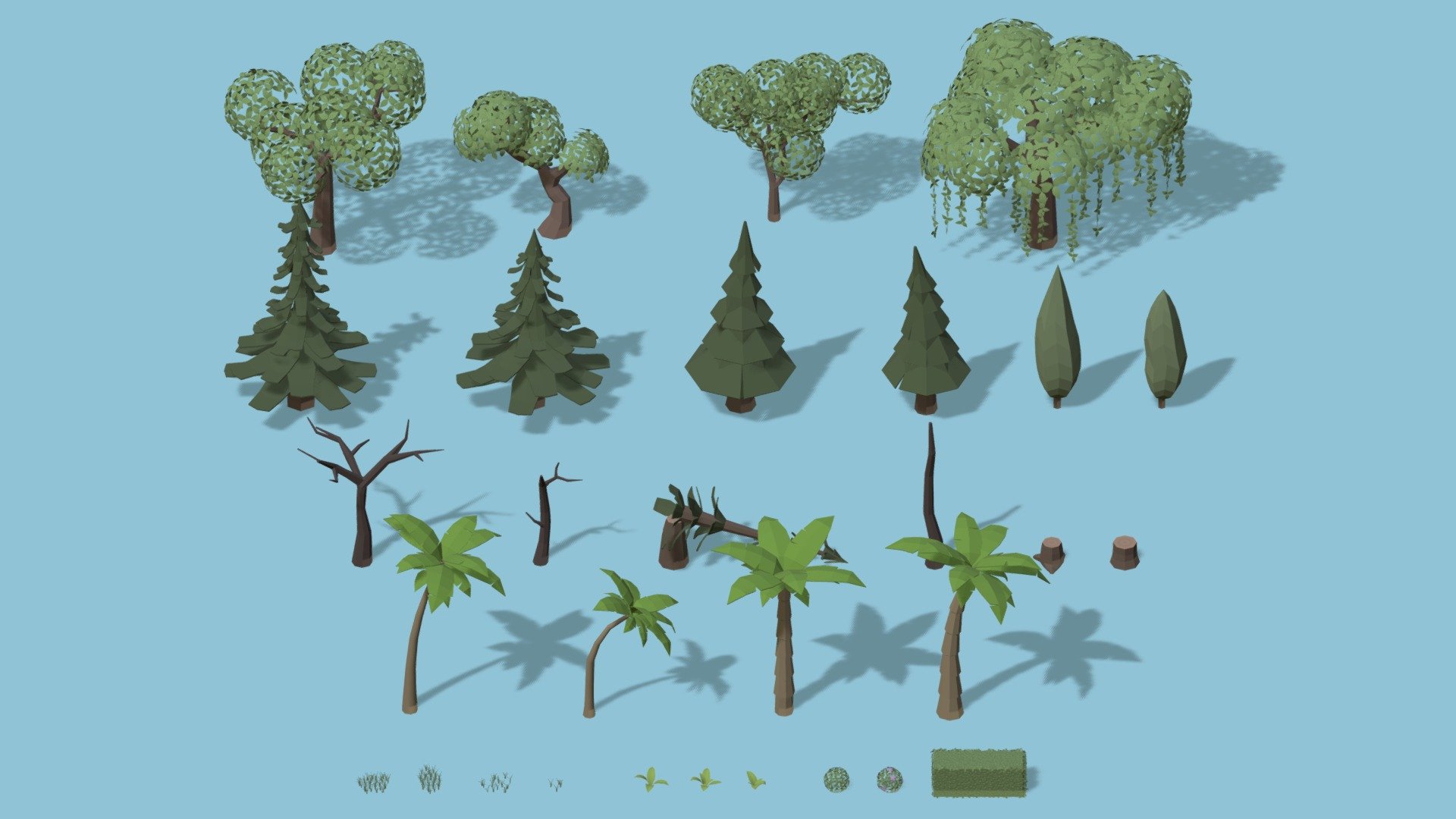 Vegetation pack - Buy Royalty Free 3D model by ApprenticeRaccoon ...
