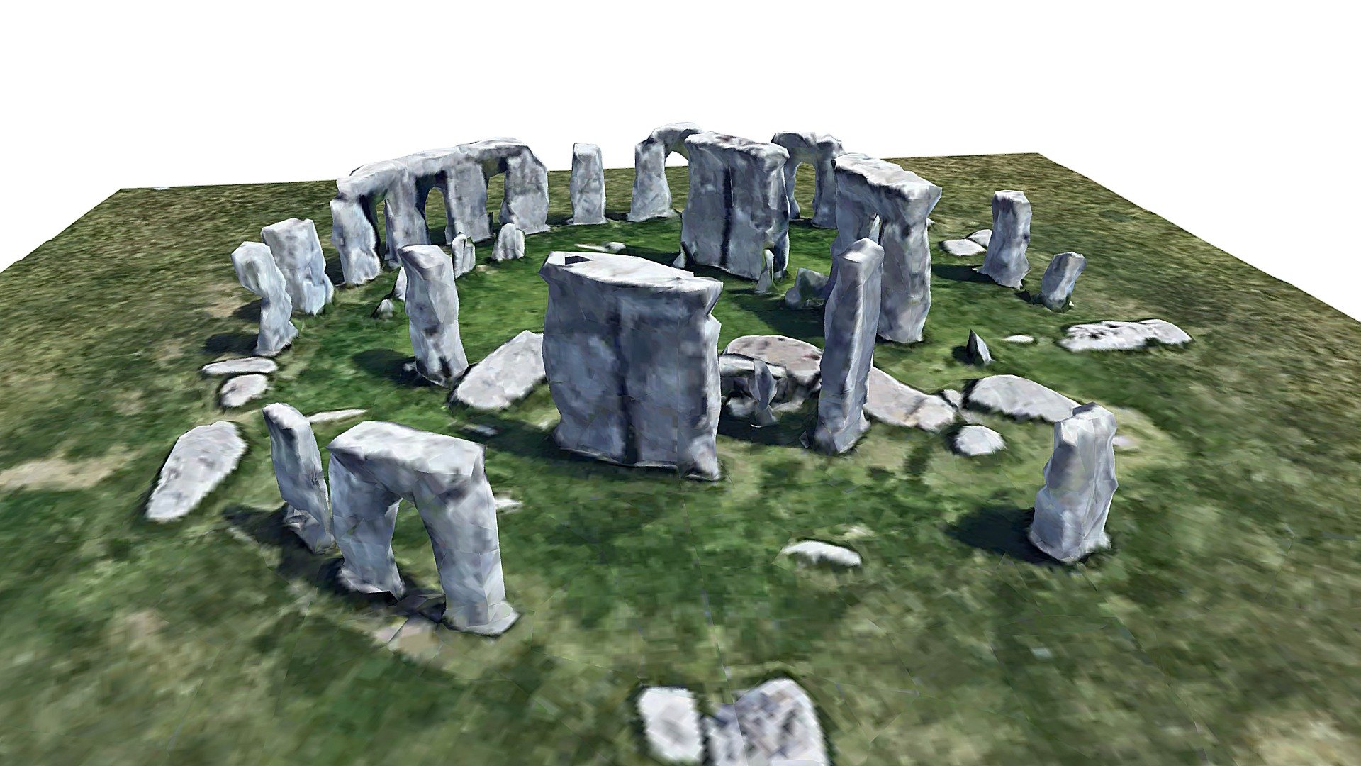 Stonehenge,Megalithic,scan,map,ruins - 3D model by SENSIET (@asensio ...