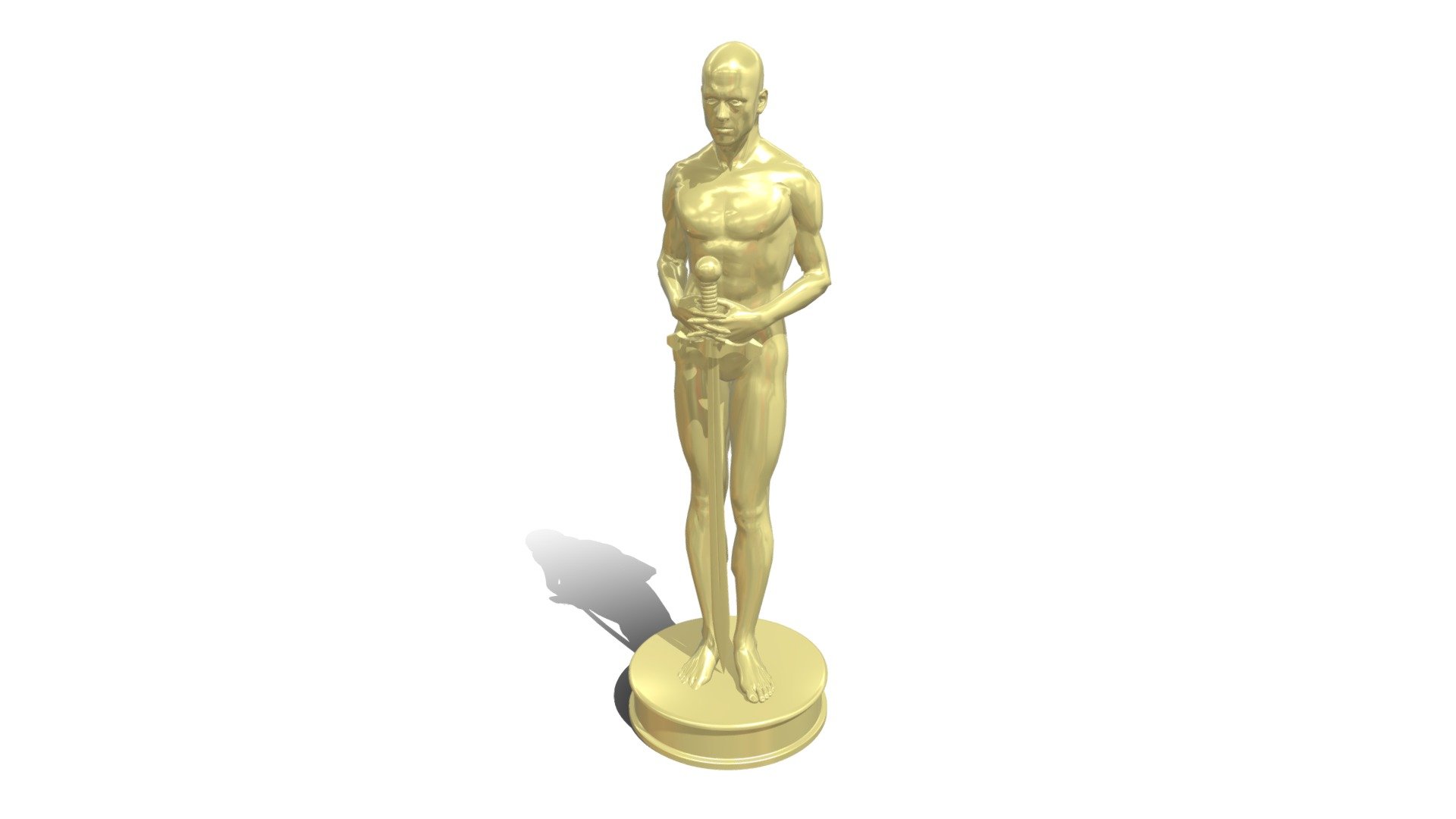 man standing statue - 3D model by Chanchalpaul [0fac7cf] - Sketchfab