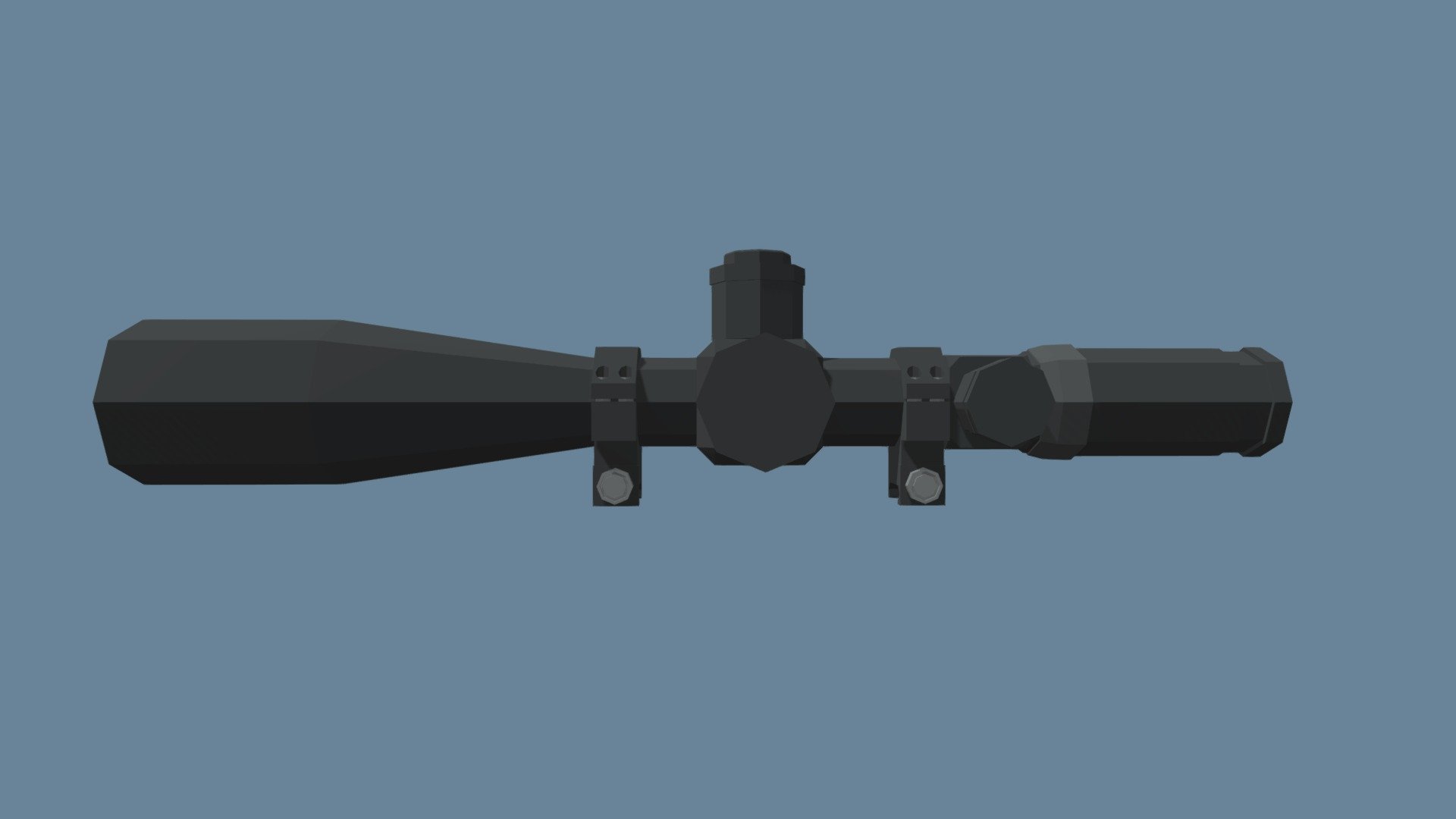 Schmidt & Bender 5-25x56 PM II Scope (Low-Poly) - Download Free 3D ...
