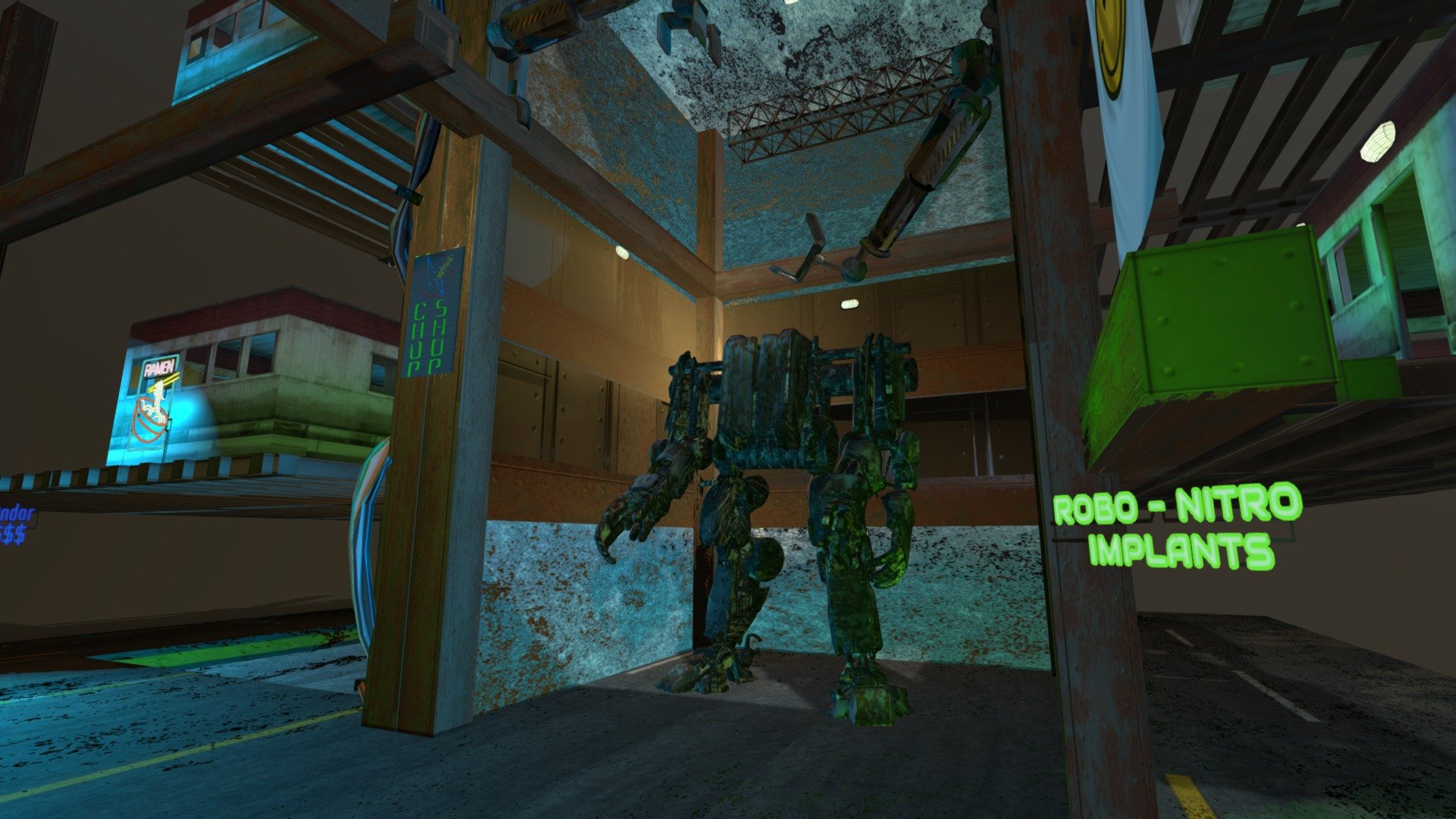 JUNK YARD MECH SCENE - Download Free 3D model by Rhys L Thomas ...
