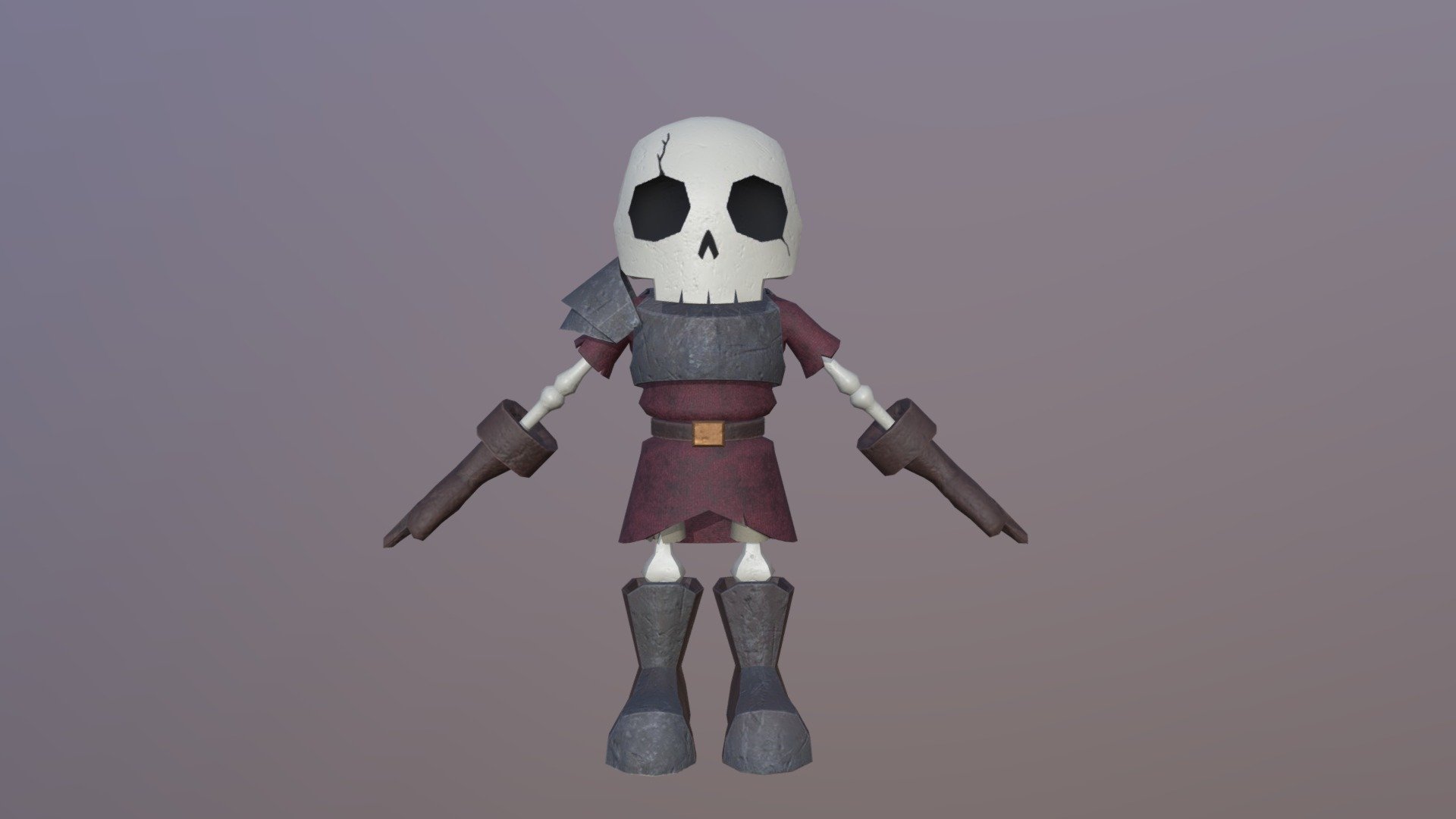 Skeleton Enemy Grunt - 3D model by pfreund [0fb02ce] - Sketchfab