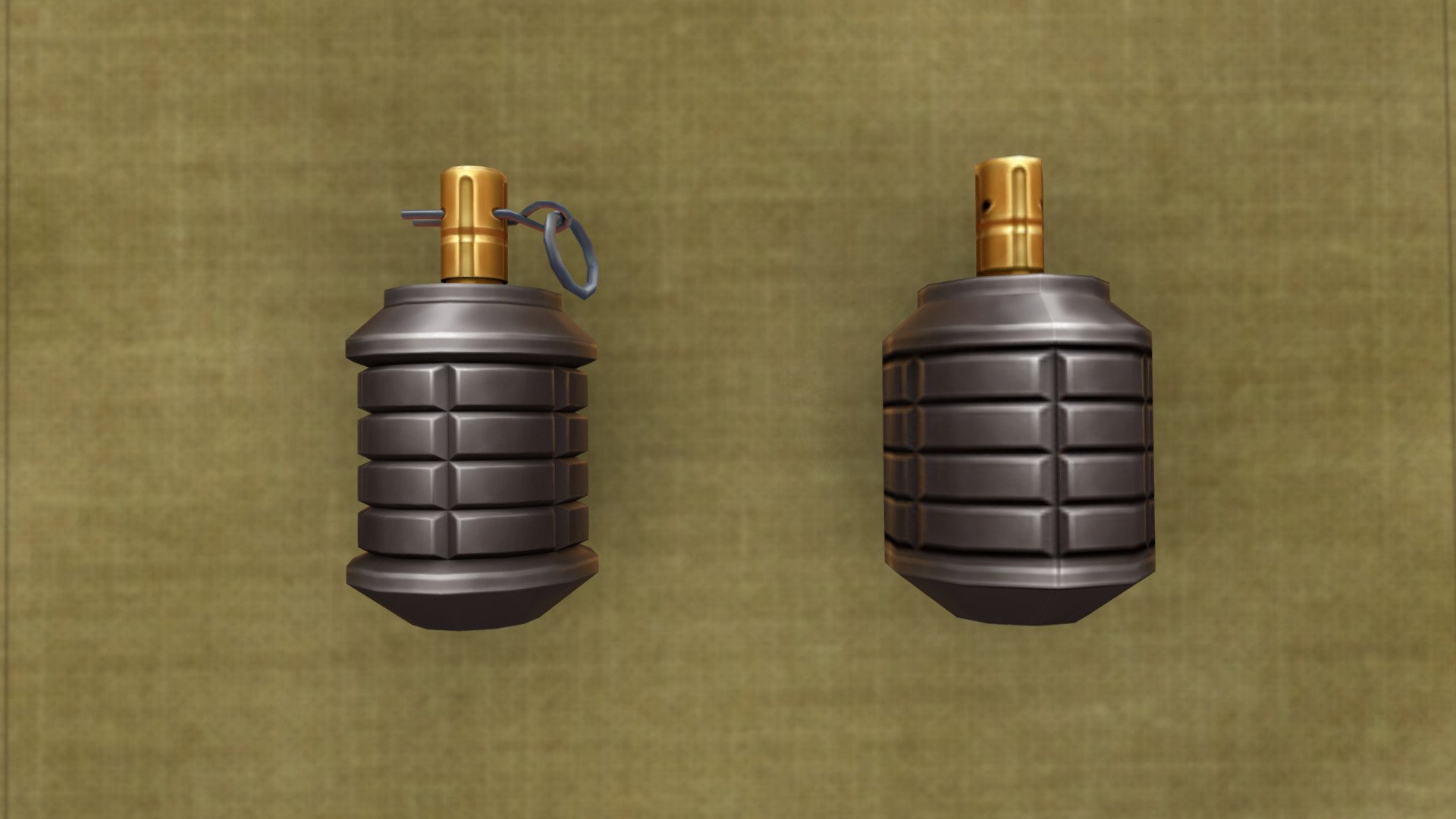 Hand-Painted Type-97 (Japan) Grenade Model - 3D model by GrunoKromer ...