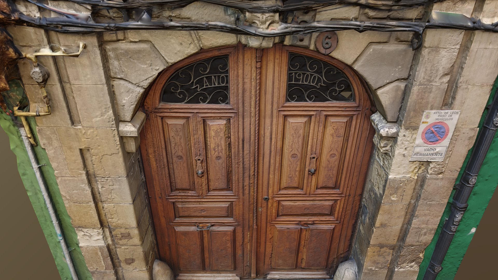 Old Door Low Poly Pbr Photogrammetry Scan Buy Royalty Free 3d Model