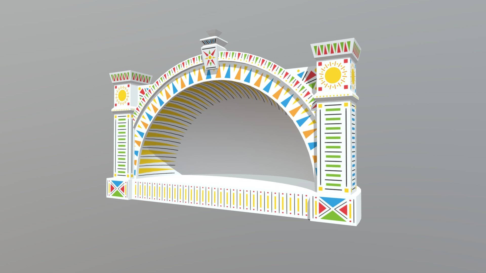 Cartoon Open Air Stage - Buy Royalty Free 3D model by mednios [0fb769b ...