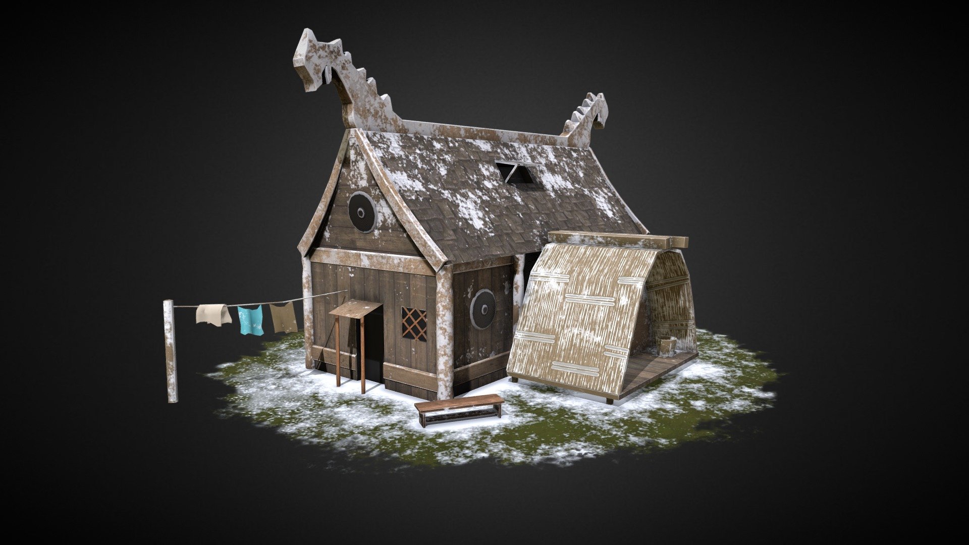 HUT - Download Free 3D model by 3D Dreamscapes (@pradeep1) [0fb7eb6 ...