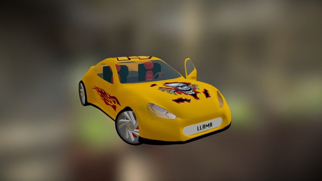 Car Yellow Sketchfab - 3D model by joebrennan [0fba2ff] - Sketchfab