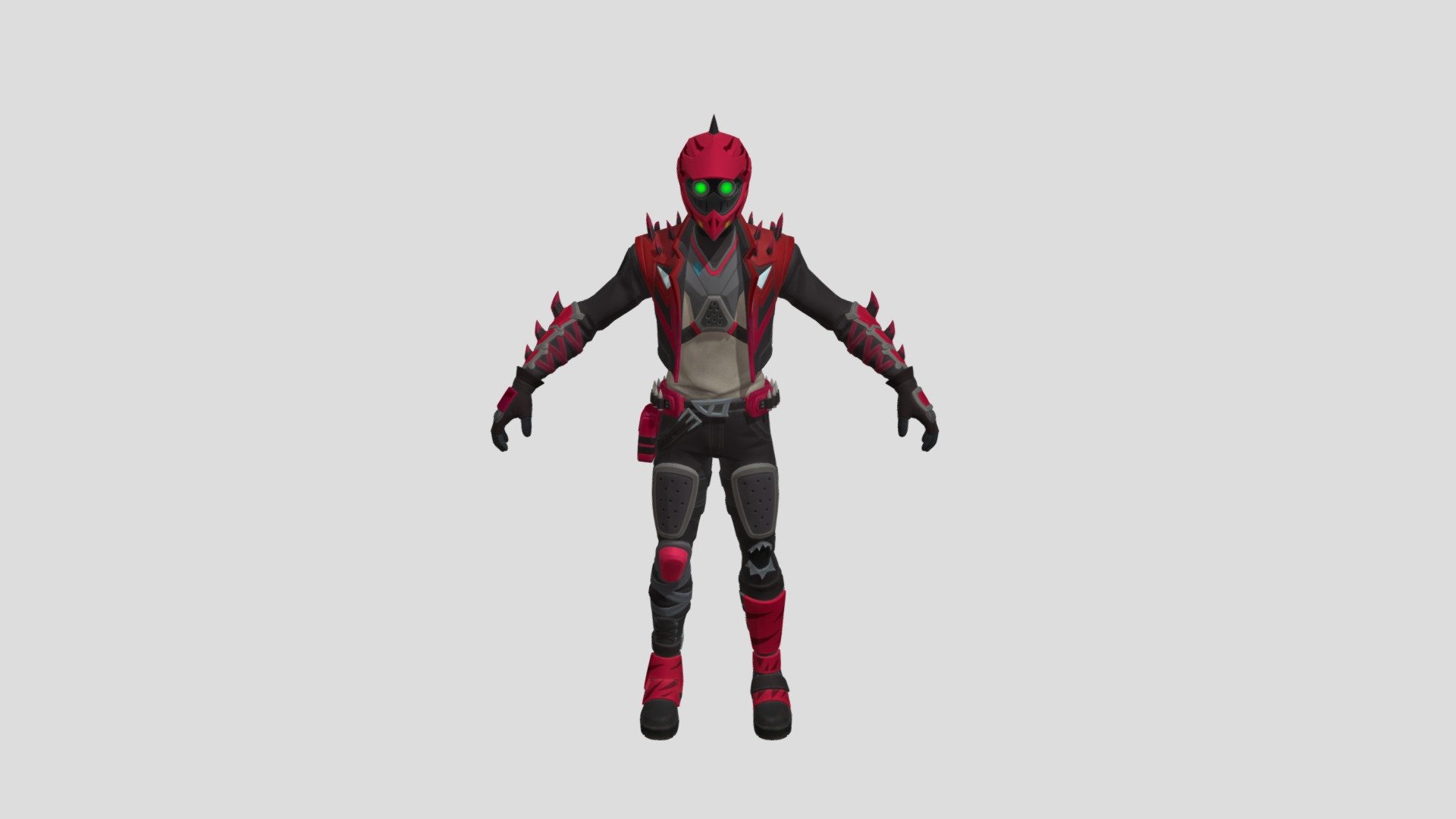 Drakon Steel Rider - Fortnite Skin - Download Free 3D model by ...
