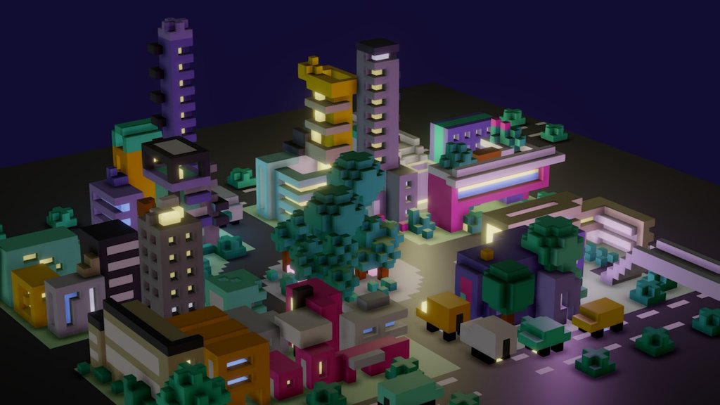 Random Town - 3D model by sundai [0fbd965] - Sketchfab