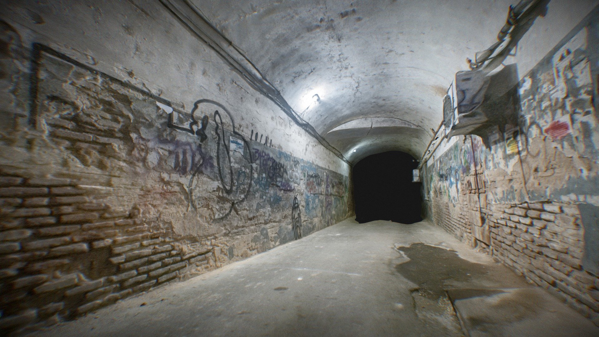 Underpass in the night - Download Free 3D model by Nik (@nikska ...