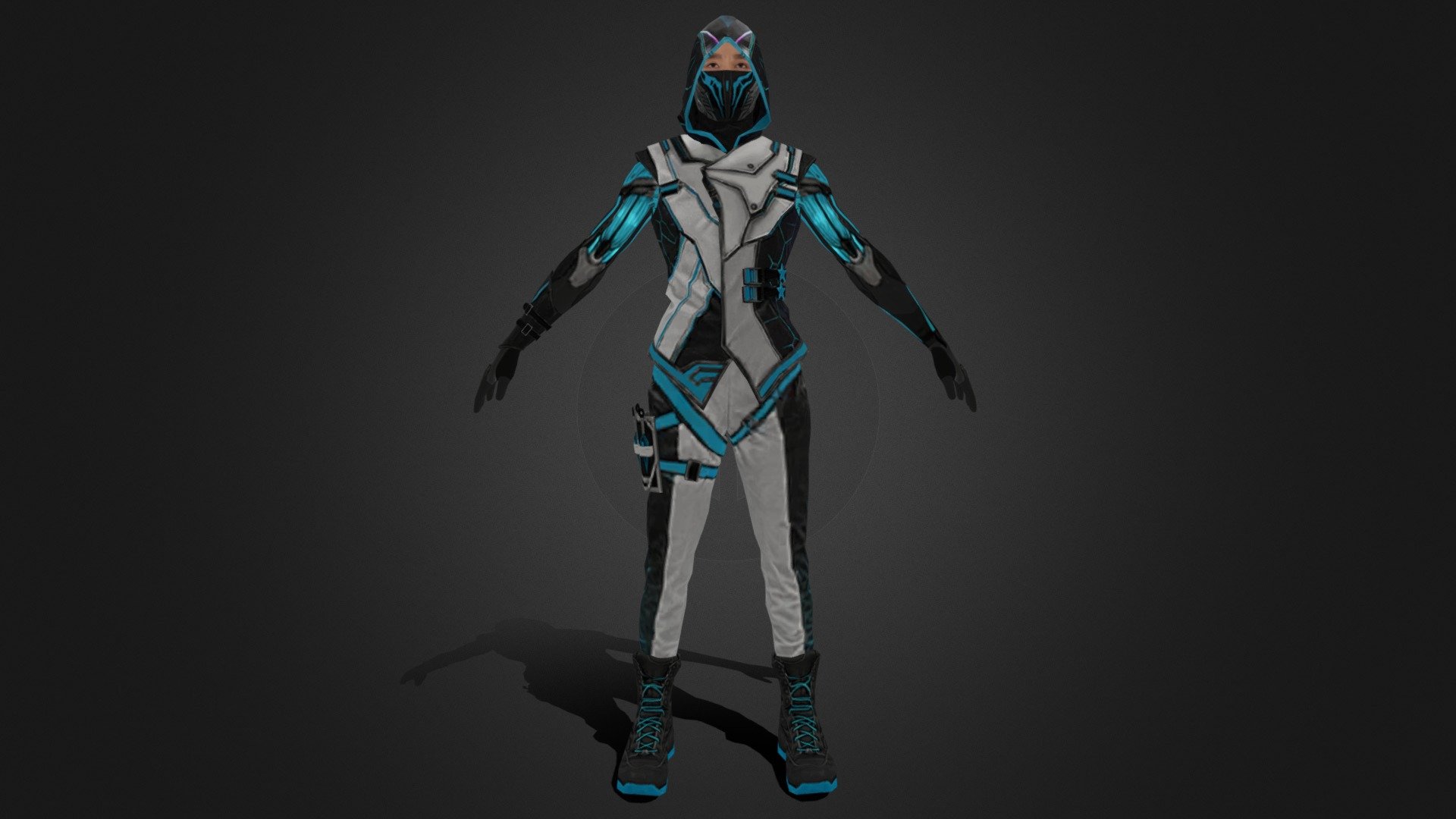 BLUE PHOENIX FREEFIRE 3D MODEL - Download Free 3D model by FFXAN ...