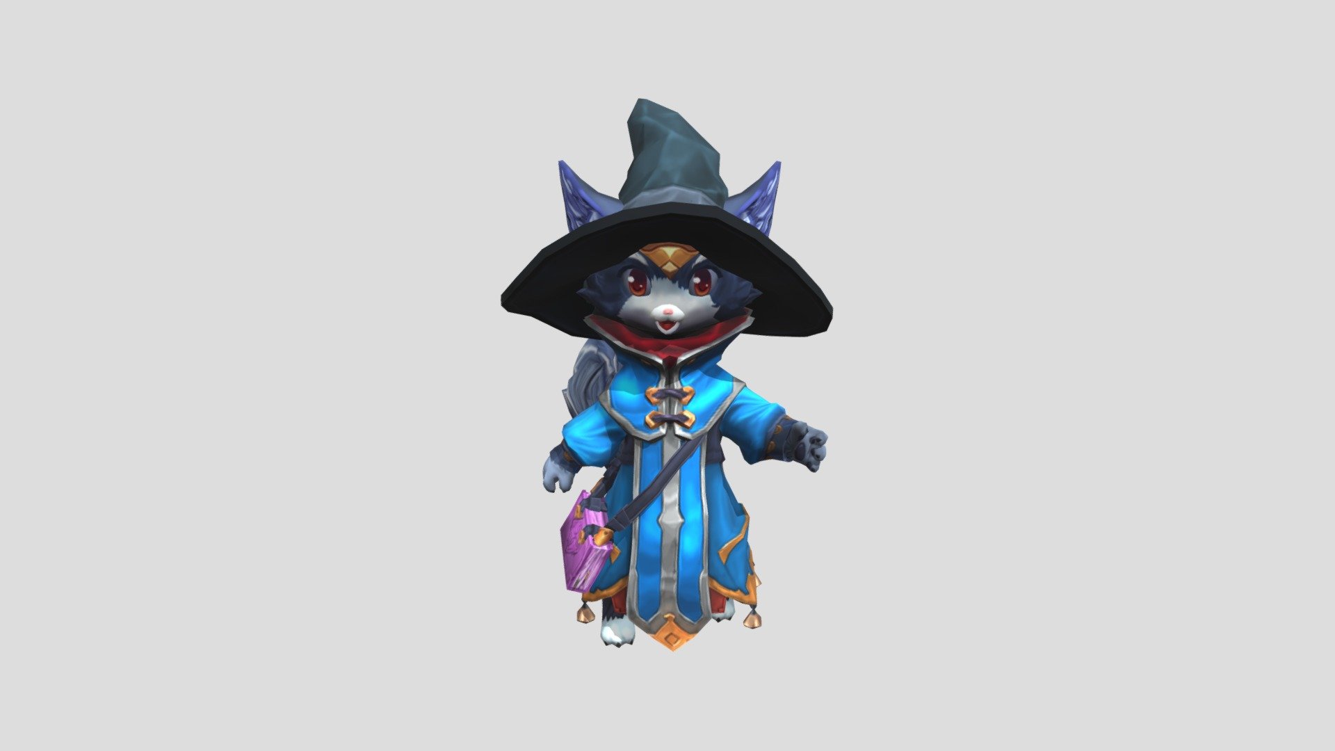 Cat Mage - 3D model by A_Tatertot [0fc228a] - Sketchfab
