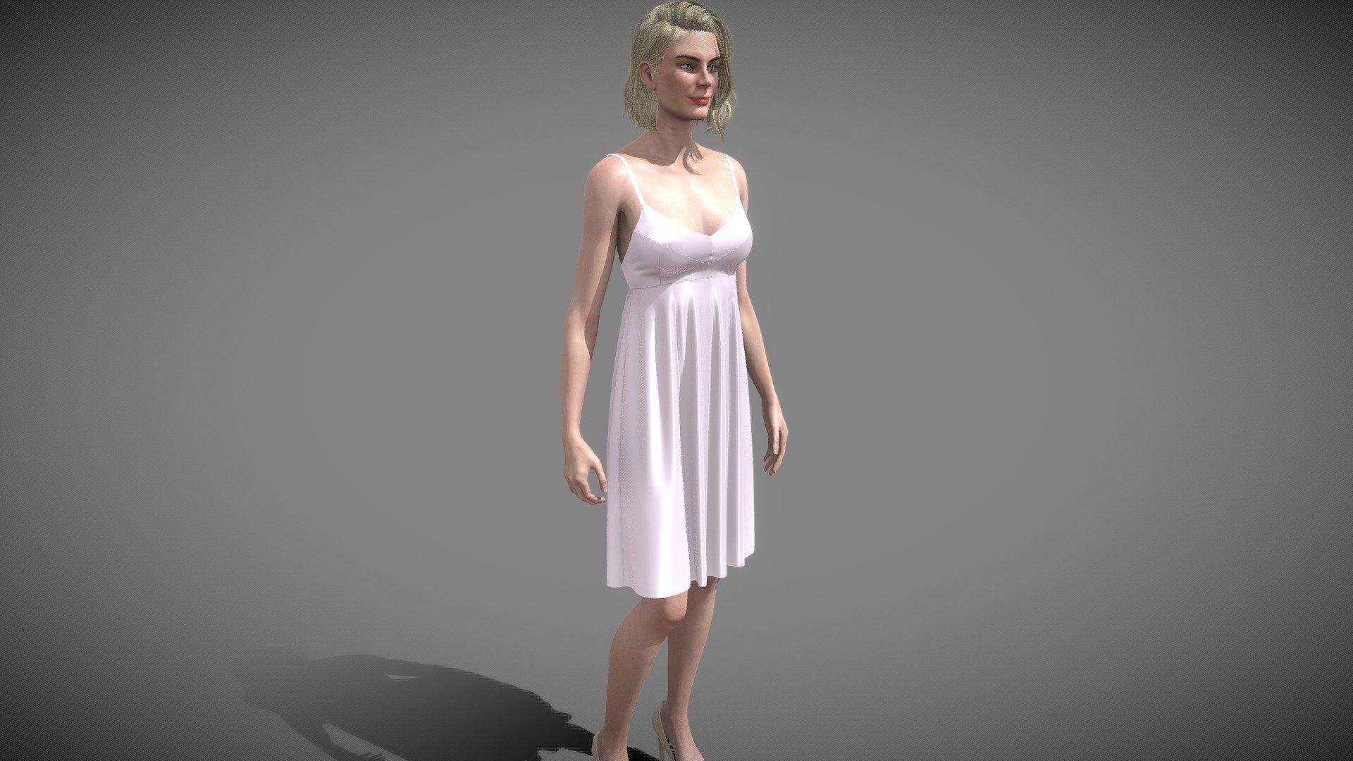 Dress - Download Free 3D model by Pixel Swan (@Pixelswan) [0fc29ee] - Sketchfab