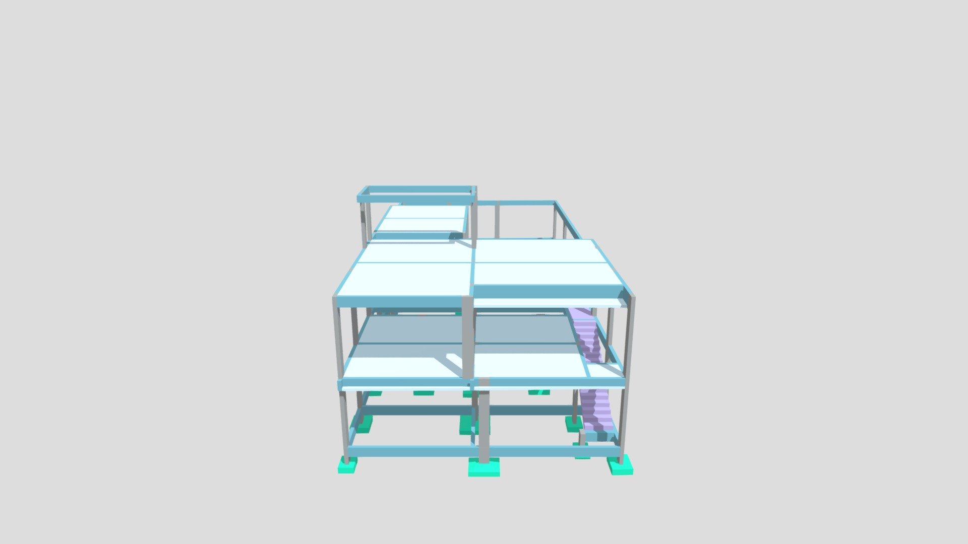 Projeto de estrutura - Willian e Joyce - 3D model by triade.ea [0fc3719 ...