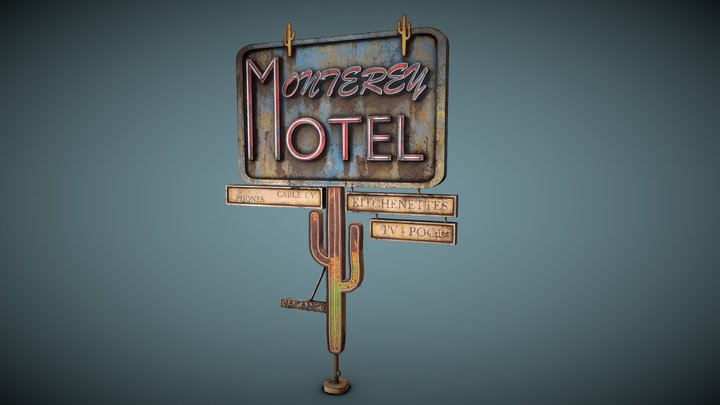 Signboard 3D models - Sketchfab