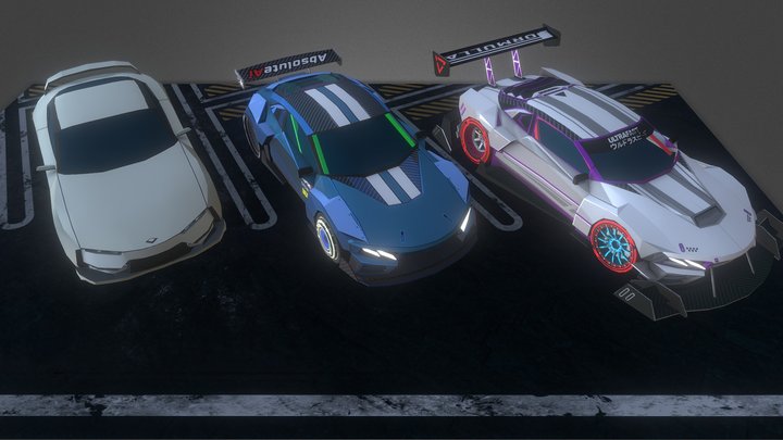 Timeattack 3D models - Sketchfab