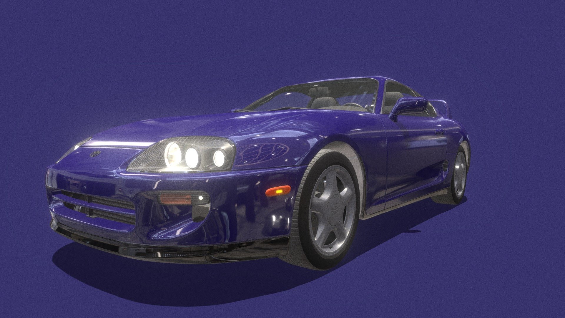 Toyota Supra 1994 (Project Car 3) - Download Free 3D model by VuckyZ ...