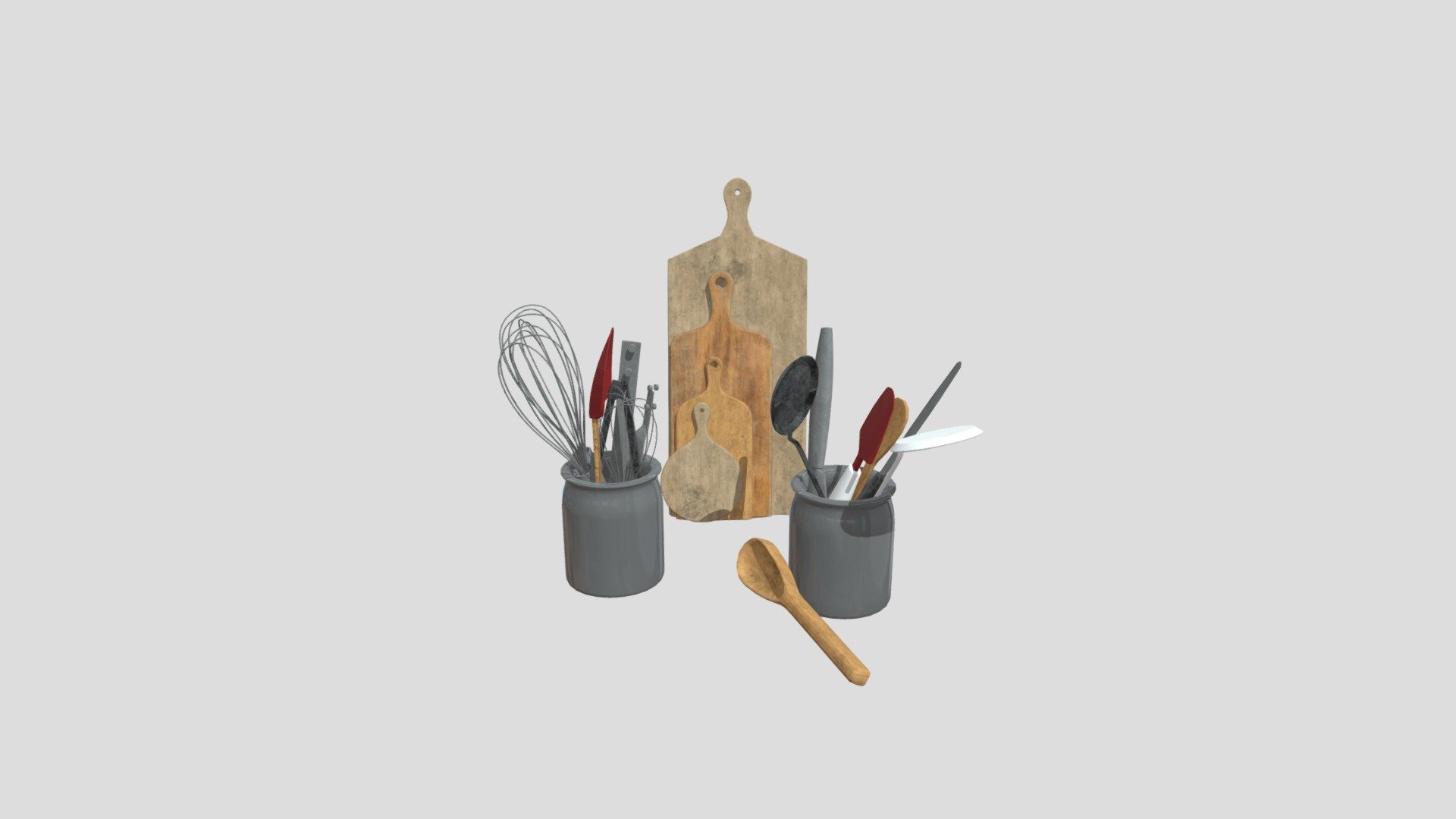 kitchen props 5 AM231 Archmodel - Buy Royalty Free 3D model by ...