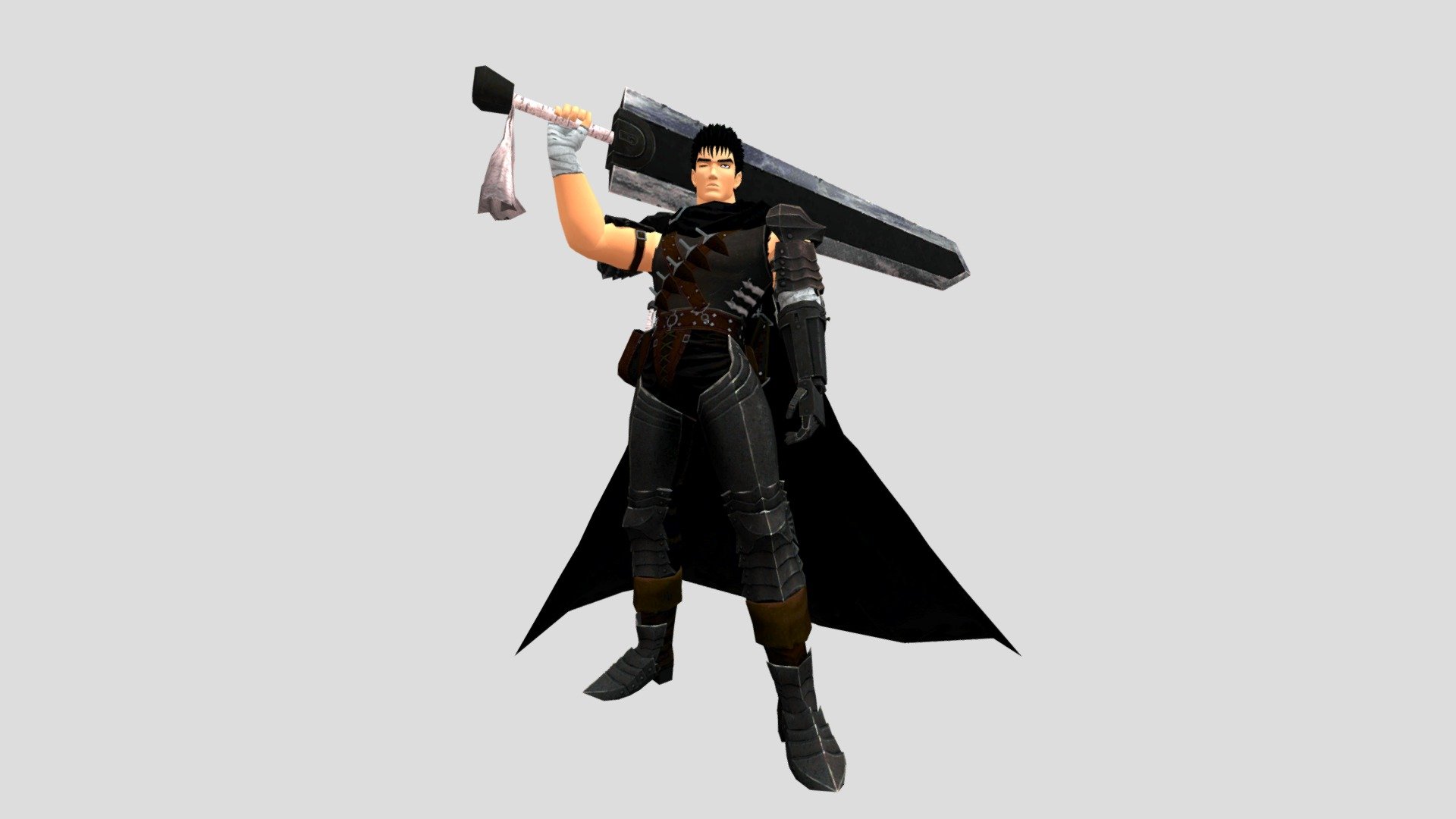 Guts - Berserk - Download Free 3D model by DrewsDigitalDesigns [0fc9228 ...
