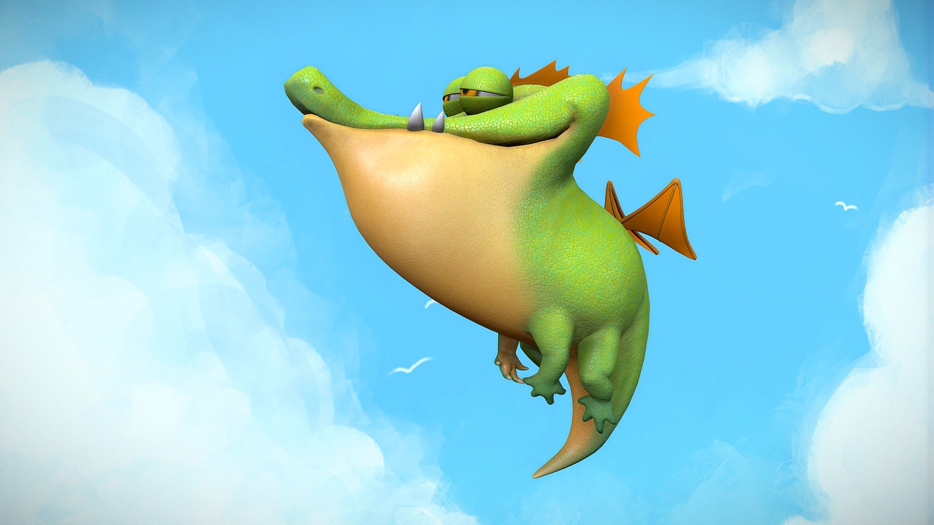 Dragon - 3D model by UltimateApe [0fc9664] - Sketchfab