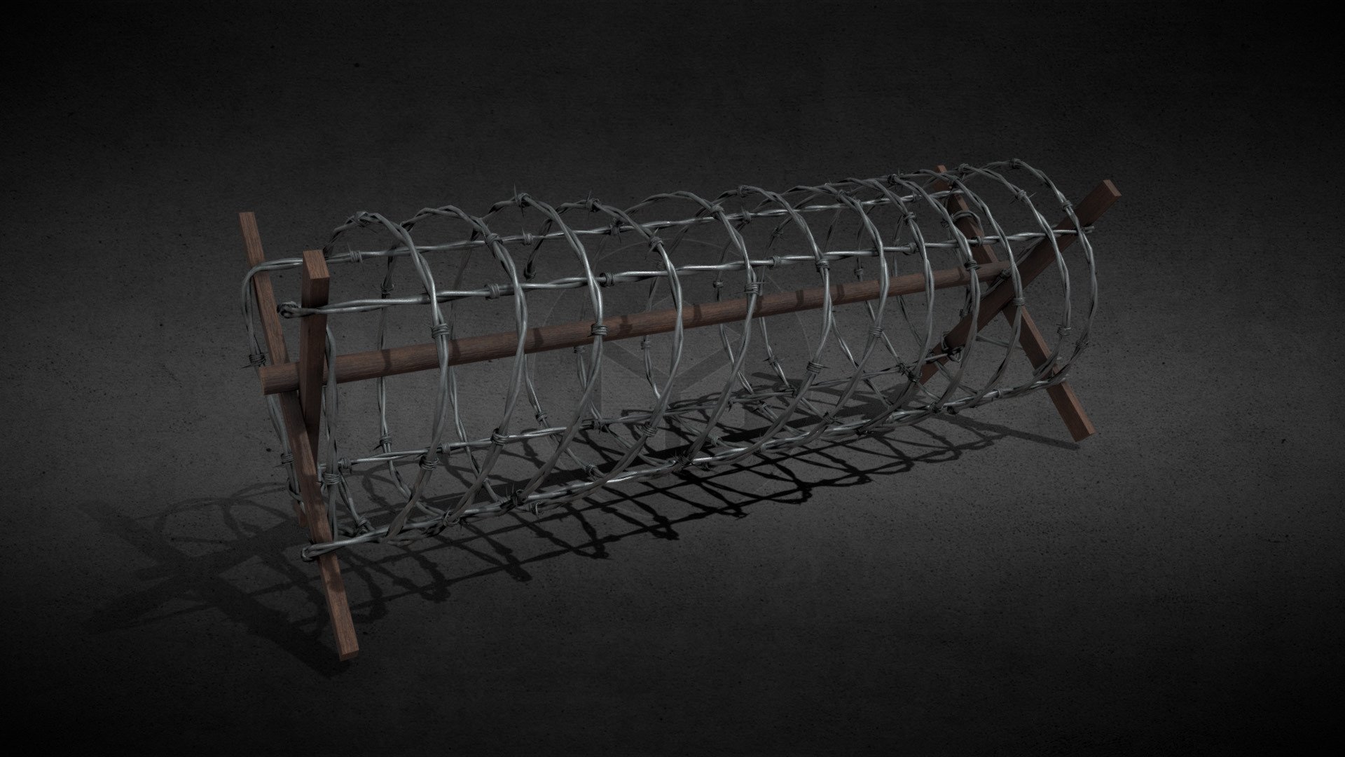 Barbed Wire - 3D model by DittyDos [0fc98d8] - Sketchfab