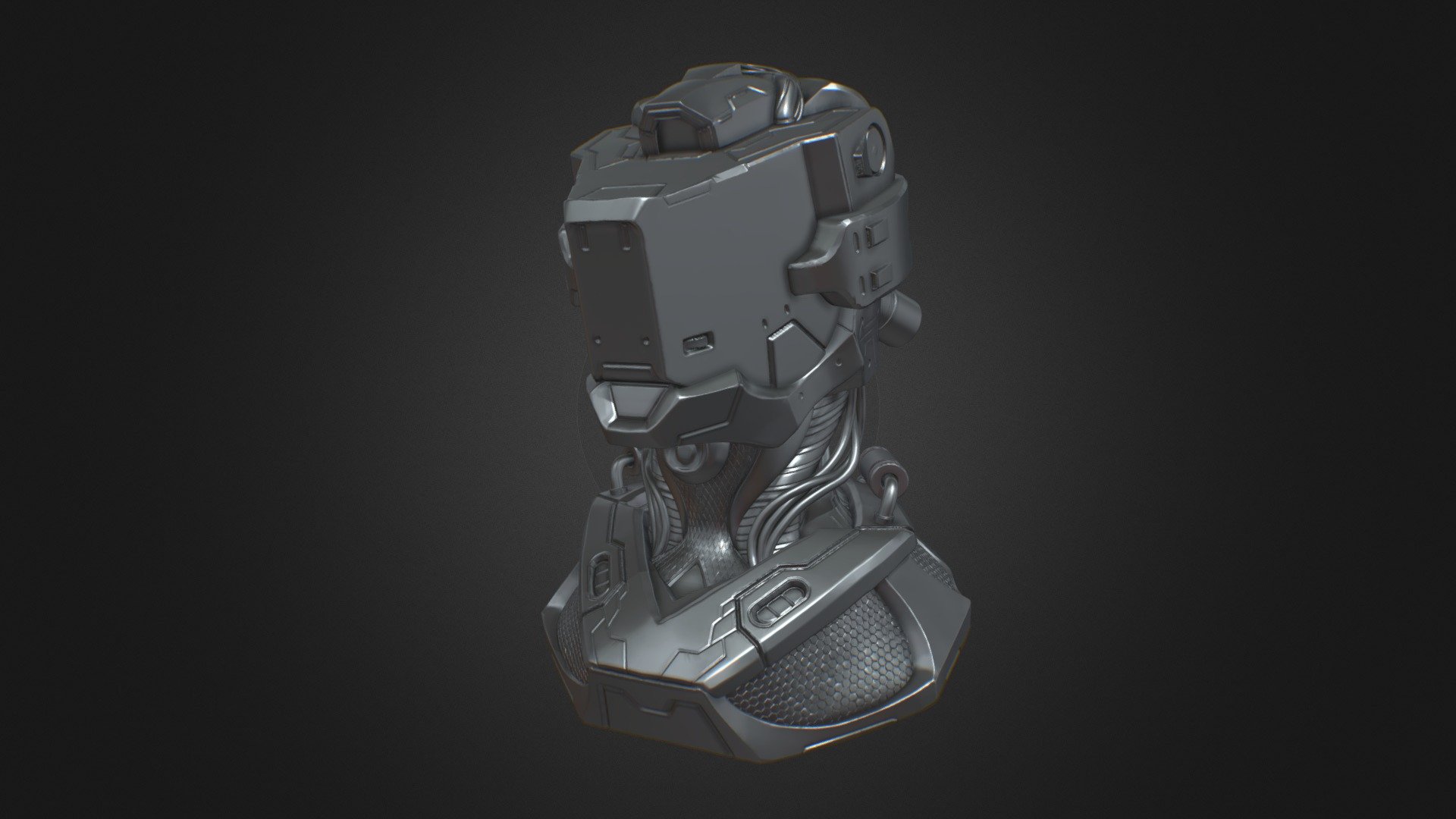 Mecha head - Buy Royalty Free 3D model by llllkkmm [0fcacb6 ...