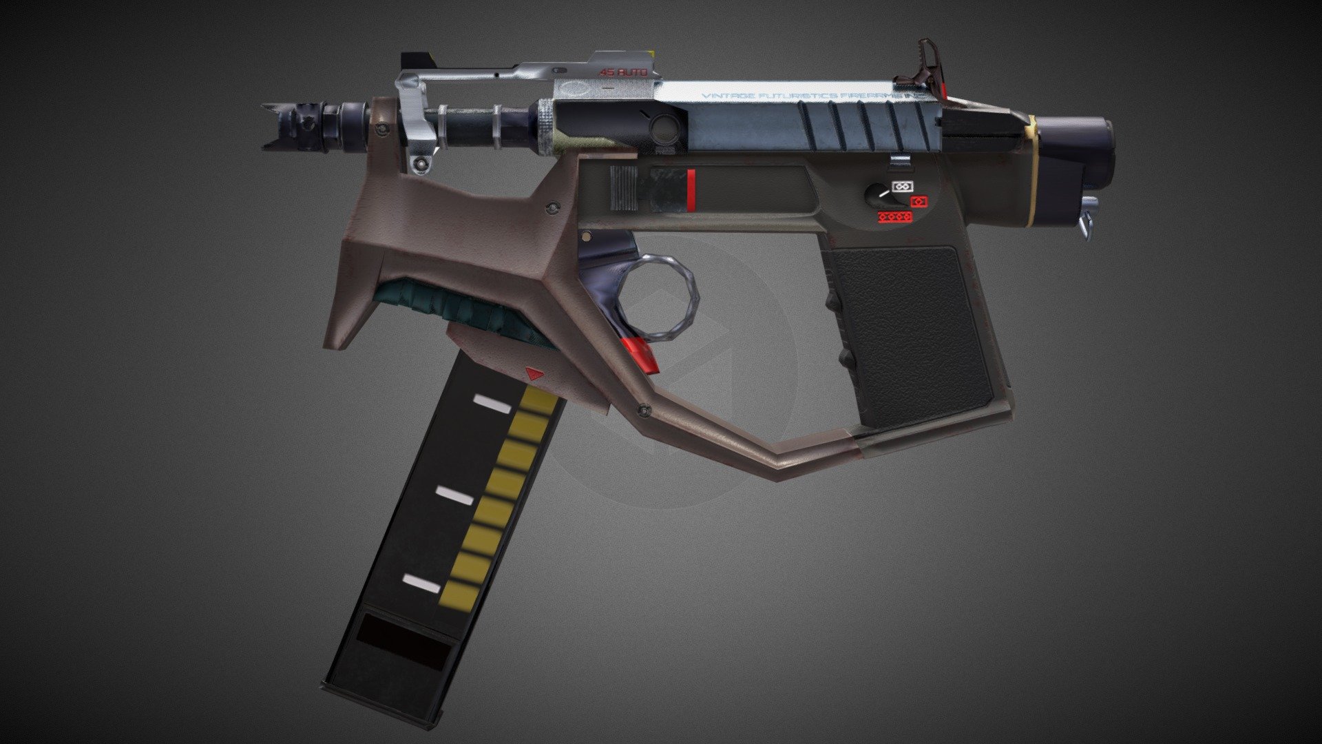 Compact SMG - Download Free 3D model by 21kiwi [0fcbc16] - Sketchfab