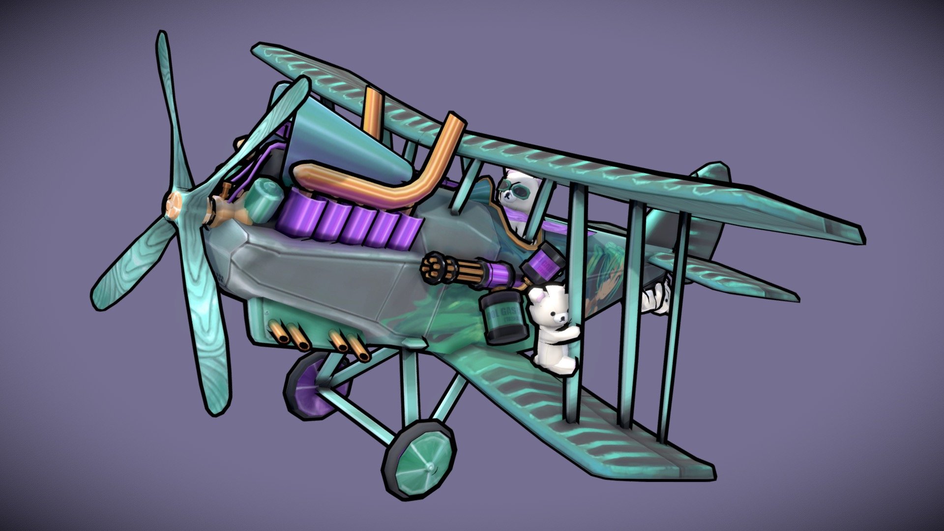 Royal Aircraft Factory R.E.8 GameArtPlane - Download Free 3D model by ...