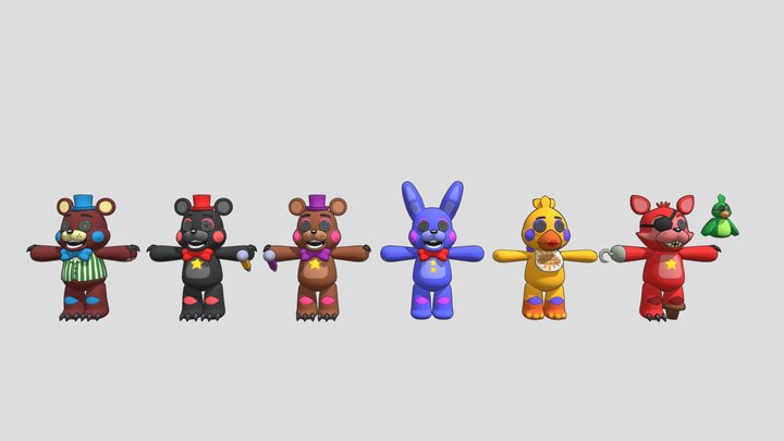 Fnaf 3D models - Sketchfab