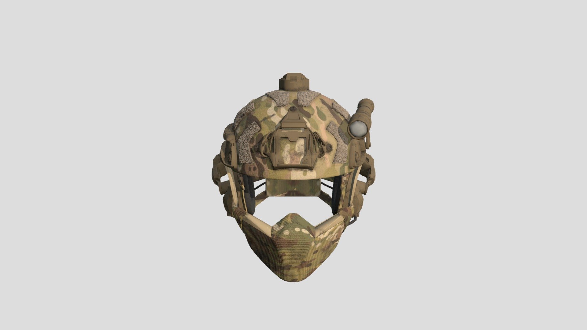 Opscore Ballistic Mandible (game asset(arma 3)) - 3D model by Lostnils ...
