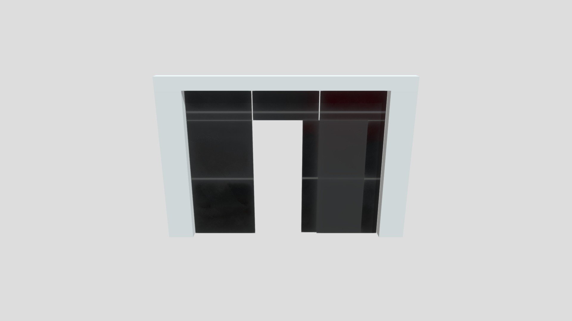 sliding door 82 AM243 Archmodel - Buy Royalty Free 3D model by ...