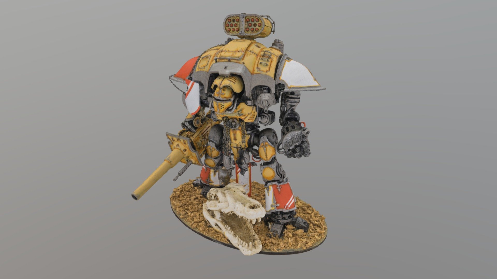 Hand painted figure scan - 3D model by Vitalii Uspalenko (@Vitalii ...