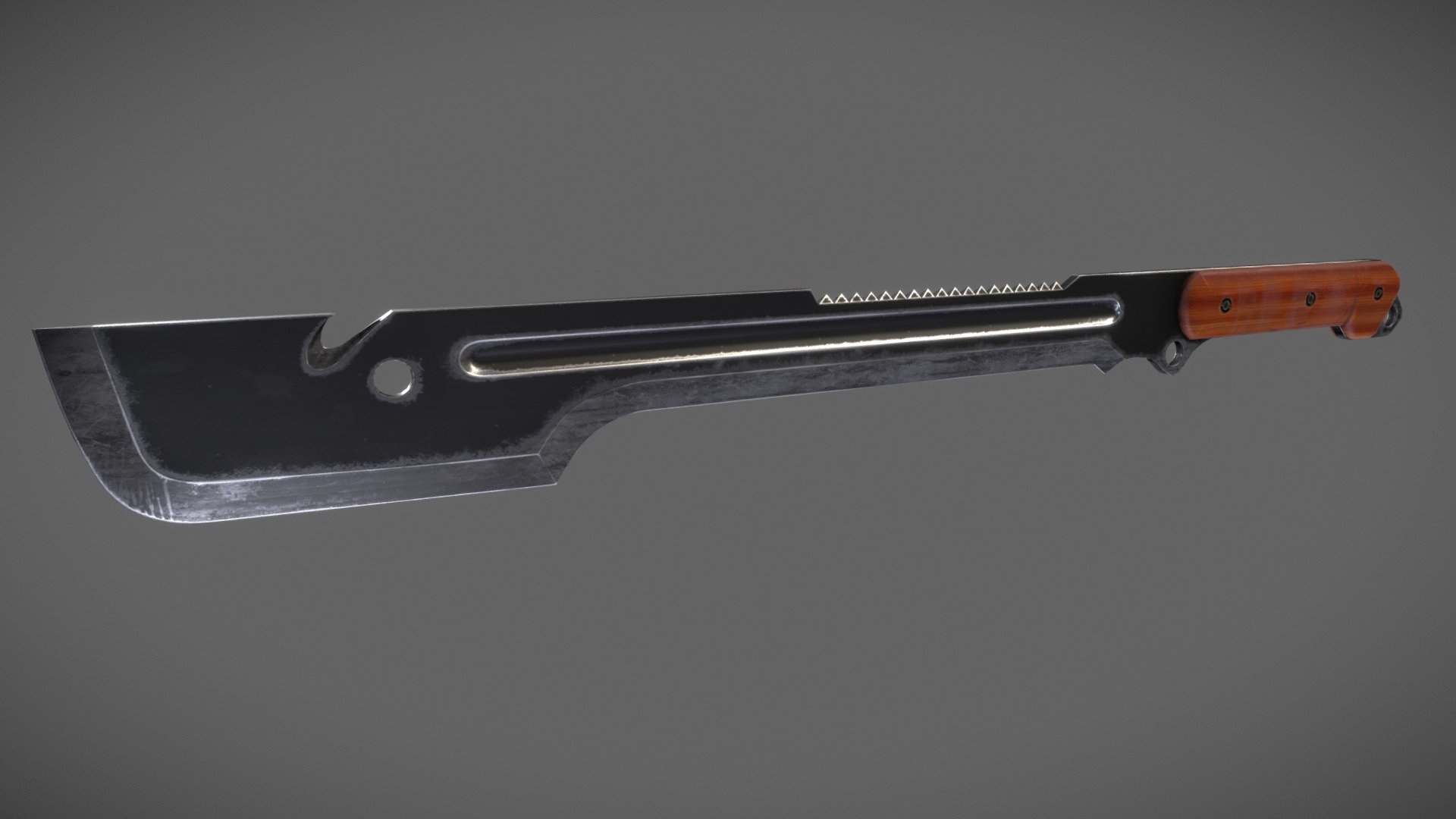 Vengeance Rising Tactical Machete - Buy Royalty Free 3D model by ...