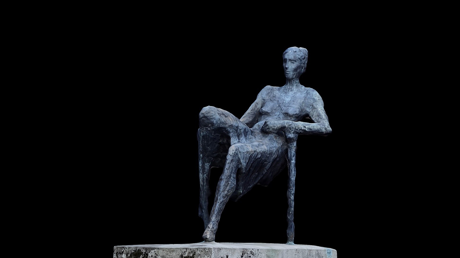 Sculpture Sitting character - Buy Royalty Free 3D model by Marcin ...