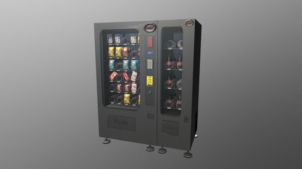 Vending Machine - 3D model by GeorgeKodjaavakian [0fd04d4] - Sketchfab
