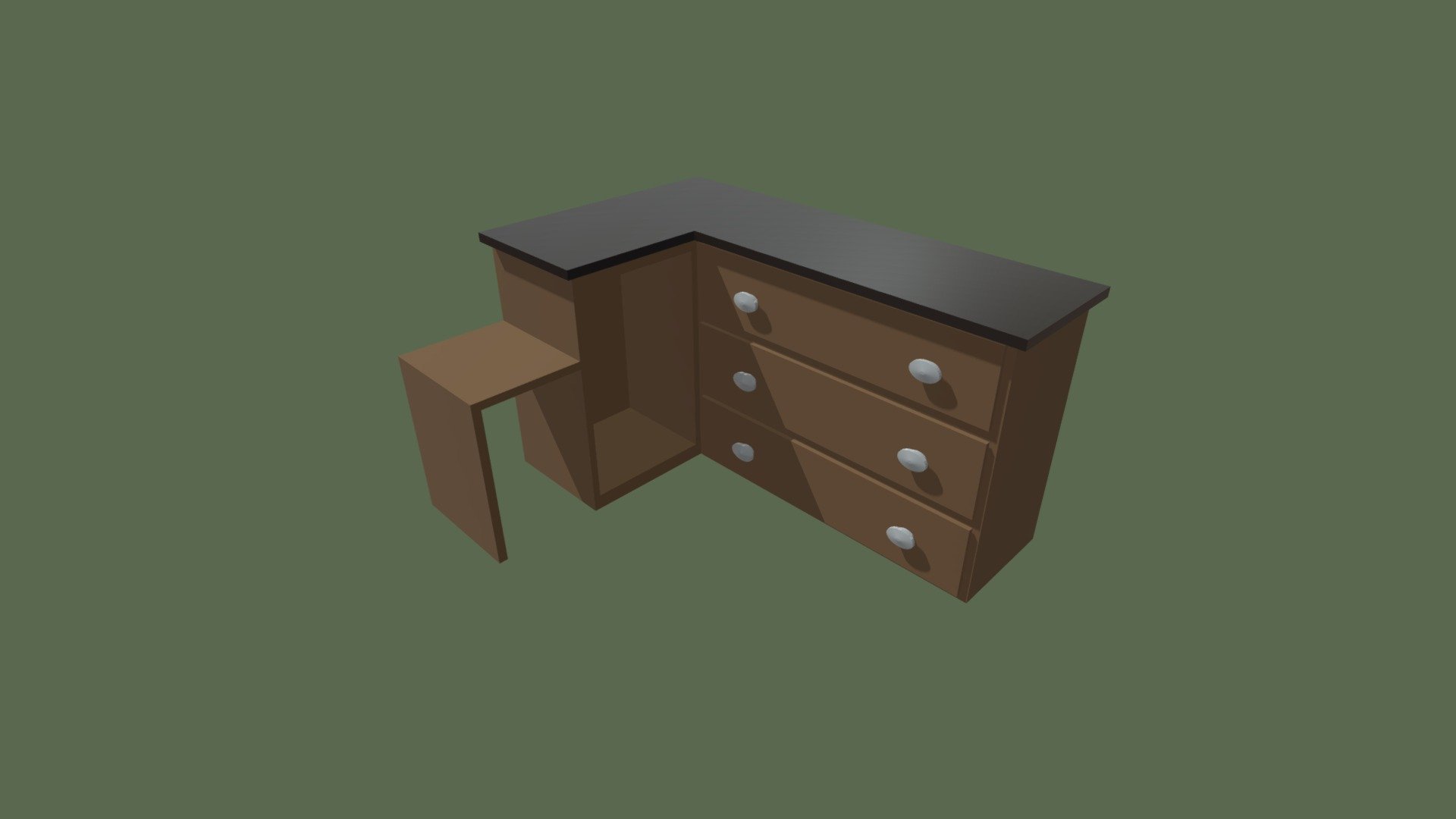 Angular cabinet - 3D model by Fiar [0fd195b] - Sketchfab