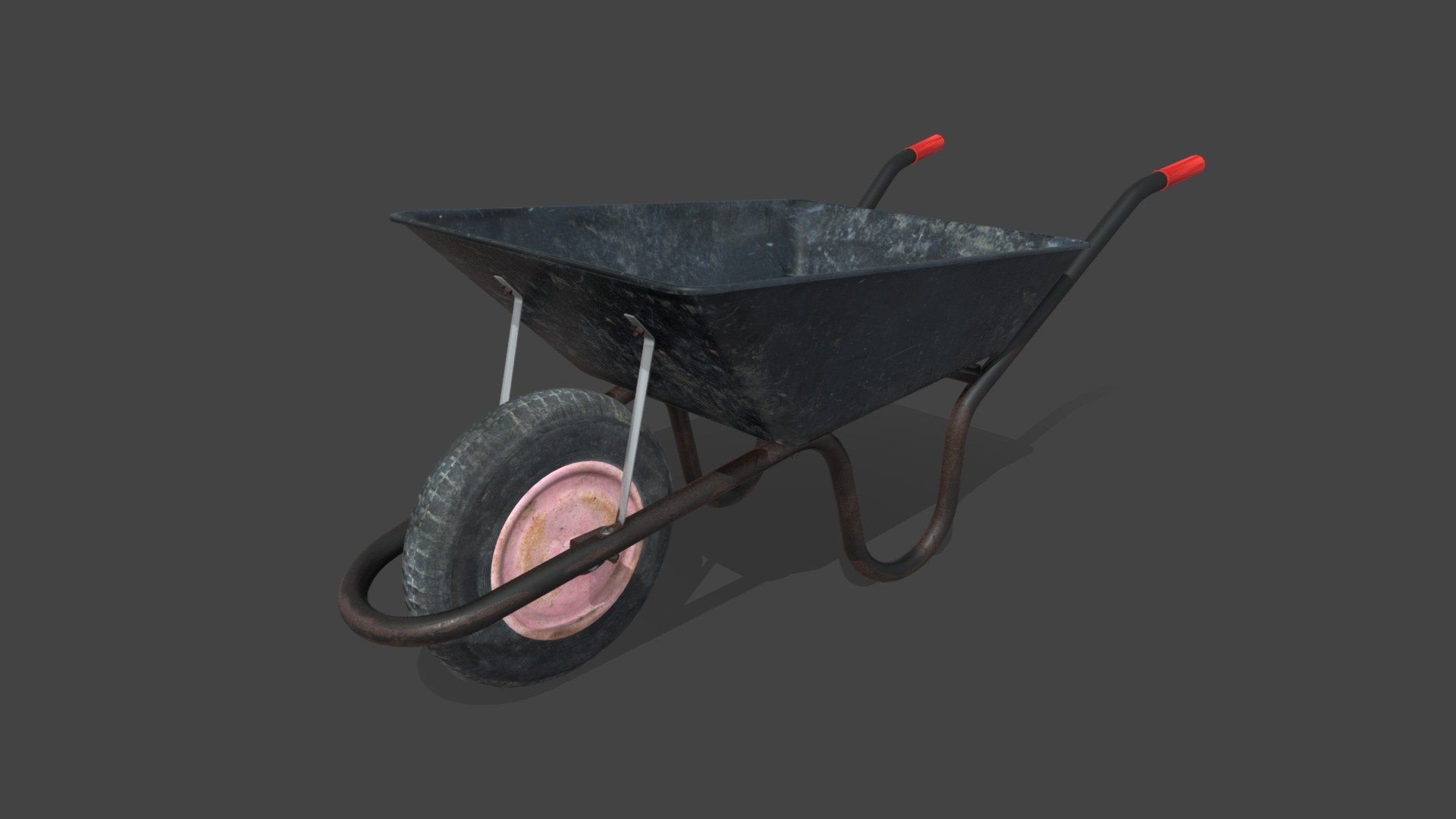 Wheelbarrow - Download Free 3D model by Dave.Maak [0fd3dd1] - Sketchfab
