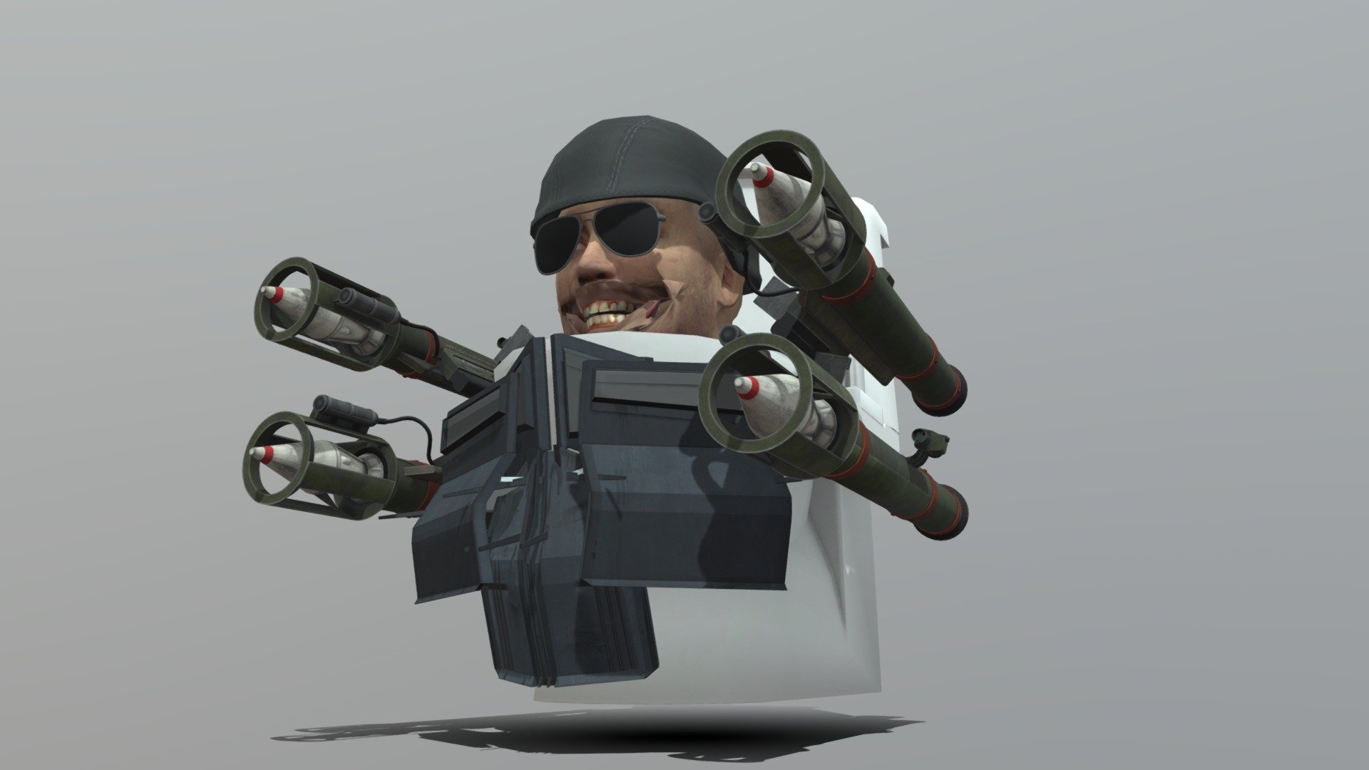 Rocket Sunglasses Skibid Toilet - Download Free 3D model by j ...