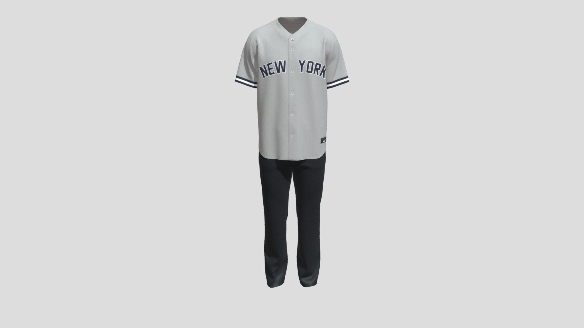 Baseball Jersey Outfit - Buy Royalty Free 3D model by najdmie [0fd6618 ...
