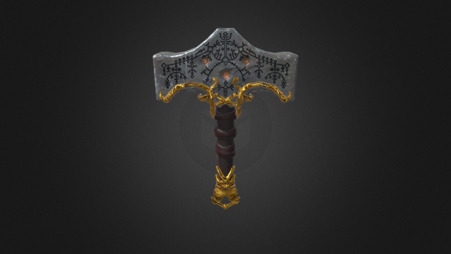 Mjolnir (Game Ready) - 3D model by vejrdrms (@berkay.durmus.18 ...