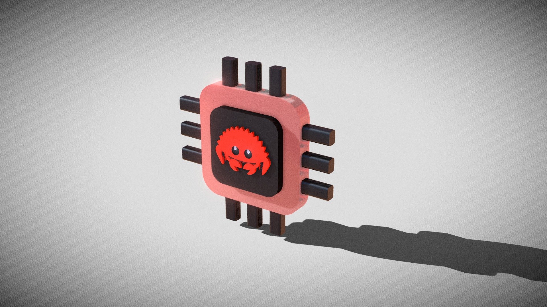 The Rust lang on mini CPU - Download Free 3D model by Egirinnigirinn ...