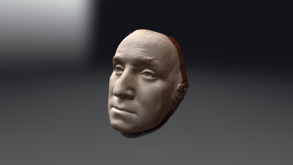 George Washington Life Mask, Heudon, 1785 - 3D model by Patrick Kelley ...