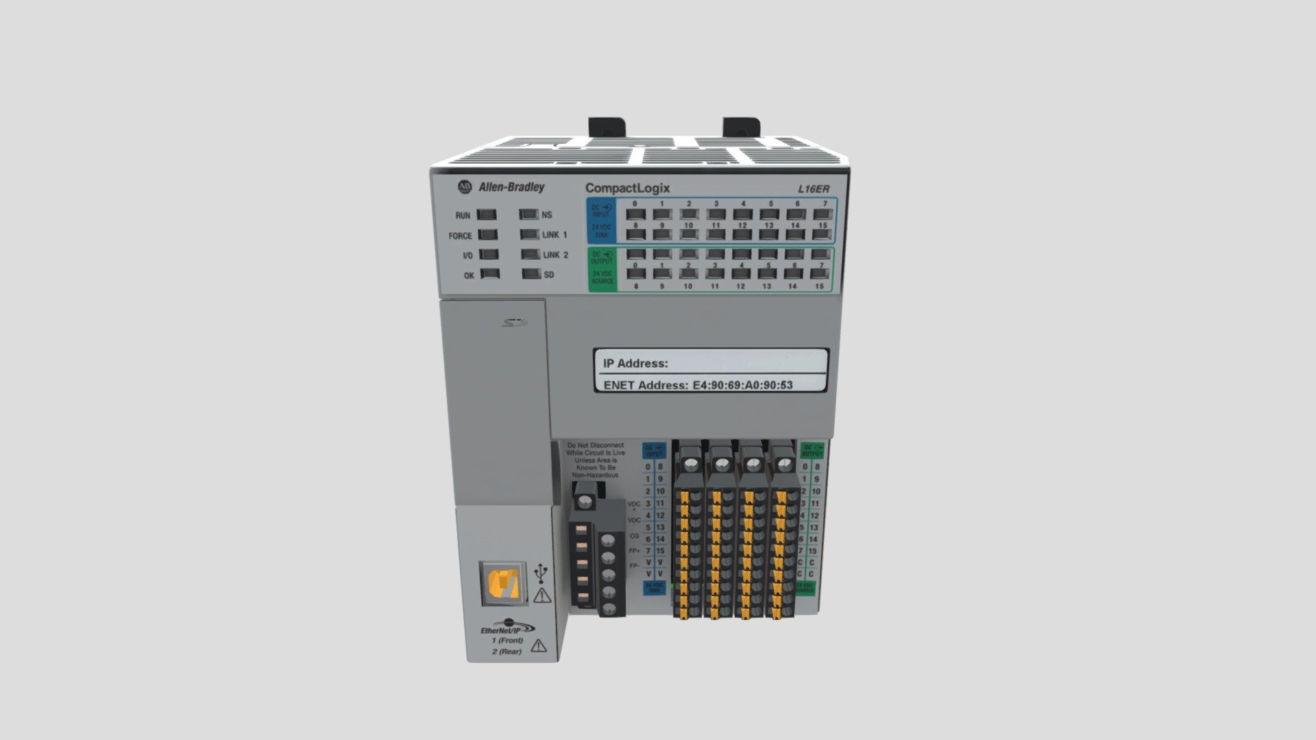 Compact Logix 5370 L1_V1 - Download Free 3D model by Aquent Studios at Rockwell Automation ...
