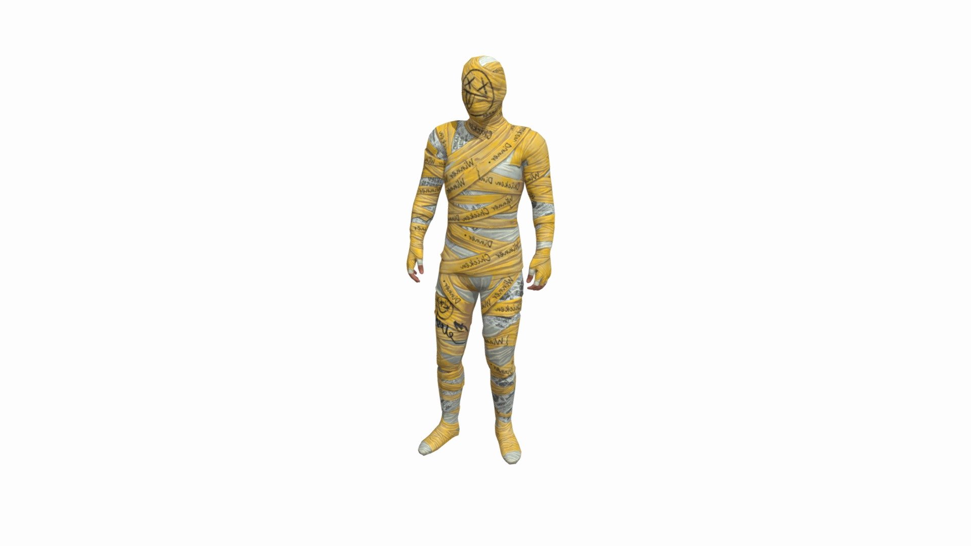 Underworld Guide set (YellowMummy) breathing - Download Free 3D model ...