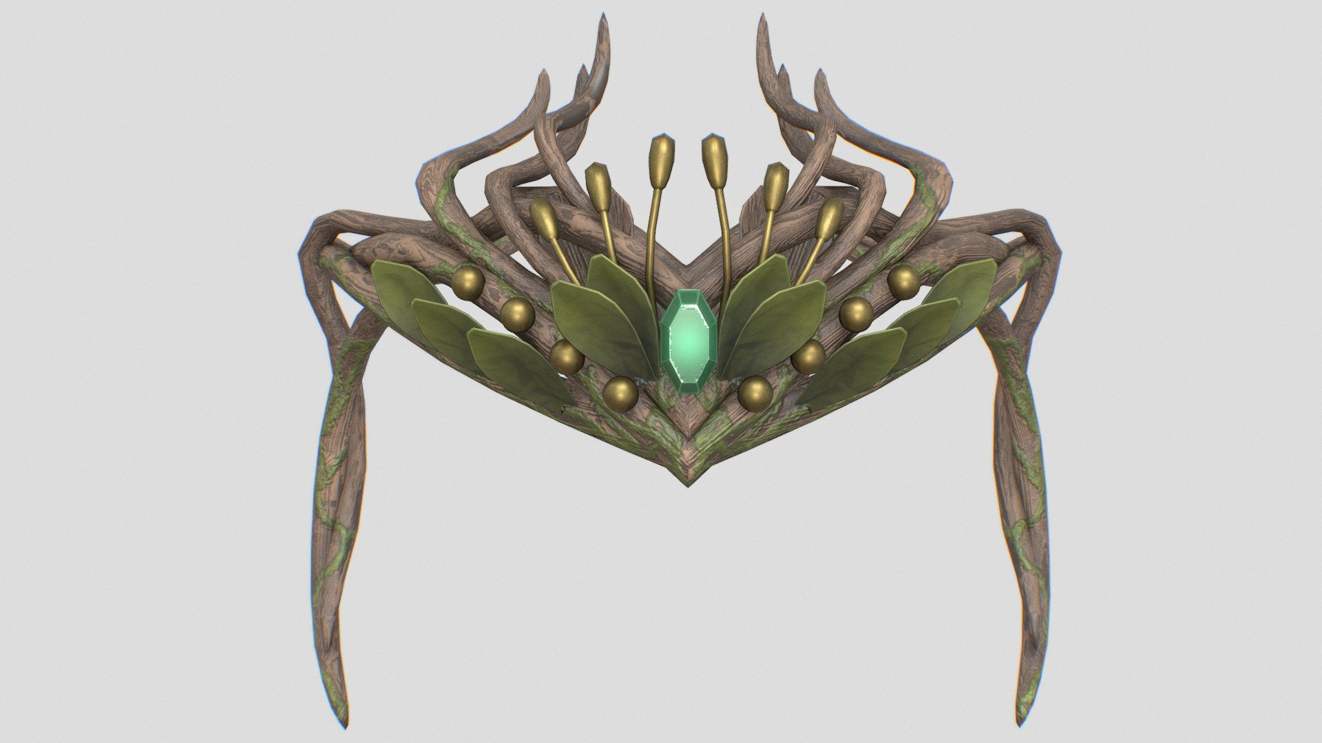 Nature crown - Buy Royalty Free 3D model by Anima Z (@Anima-Z) [0fe1495 ...