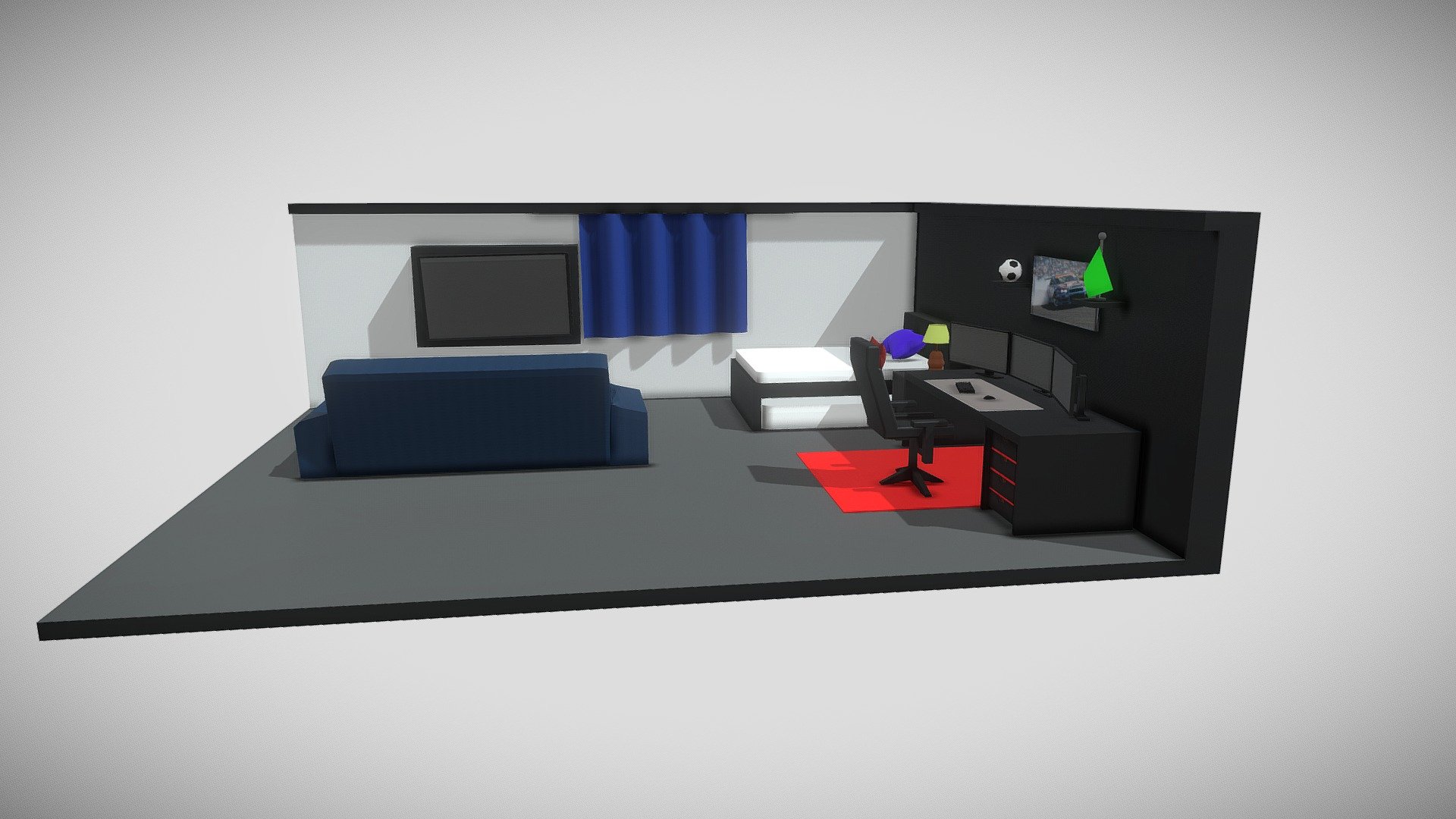 Quarto - 3D model by Stalkerteka006 (@aligator006ff) [0fe3591] - Sketchfab