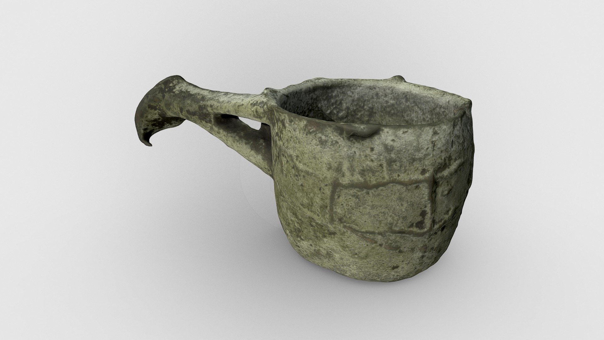 Бронзовый сосуд с ручкой - 3D model by DHlab [0fe3b00] - Sketchfab